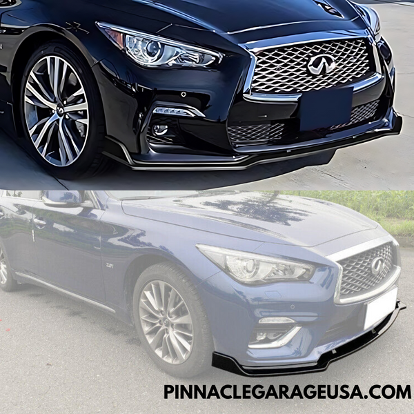 2018-2021 Infiniti Q50 Front Bumper Splitter Lip – PINNACLE GARAGE USA
