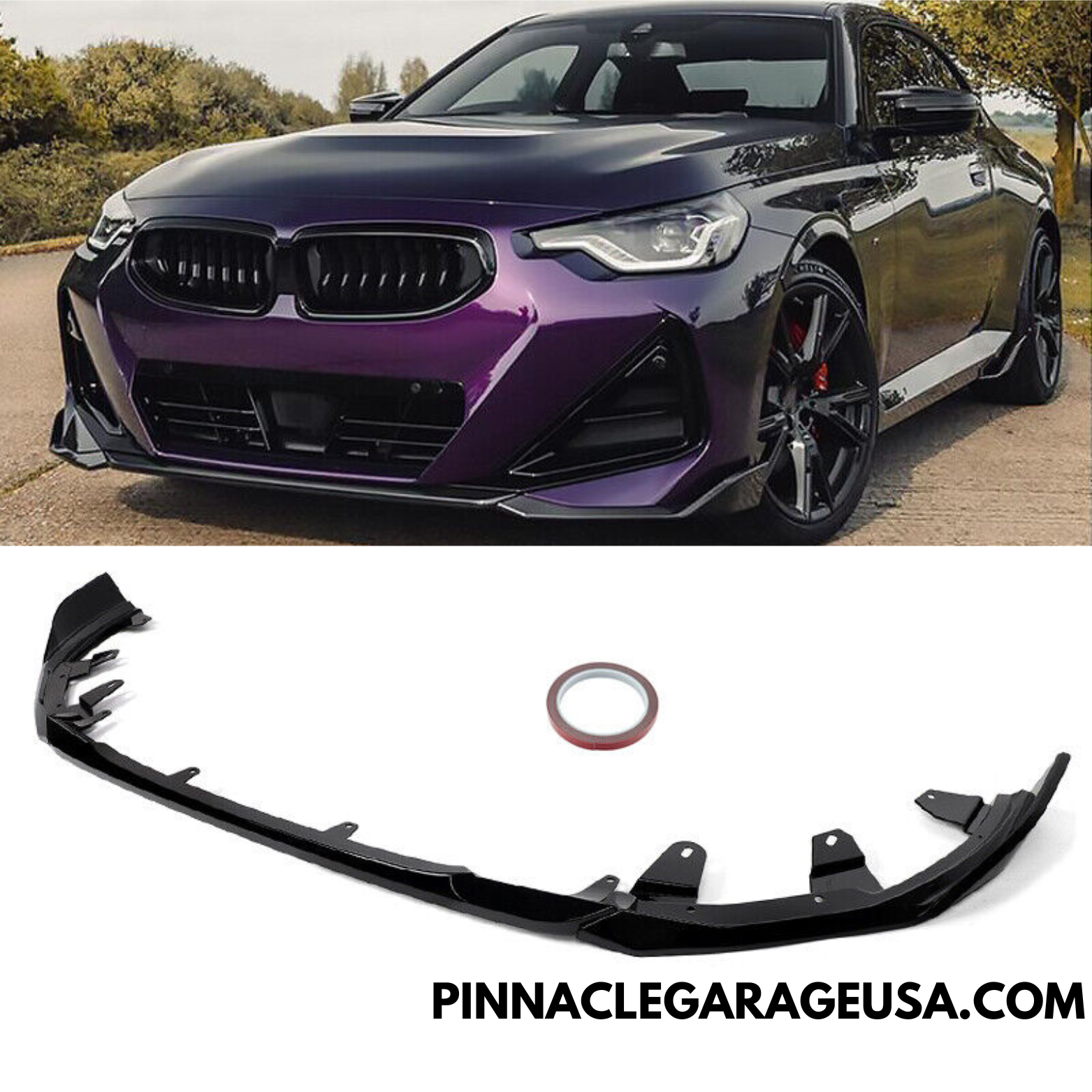 2022-2024 BMW G42 2 Series 230i, M240i M Performance Style Front Bumpe ...