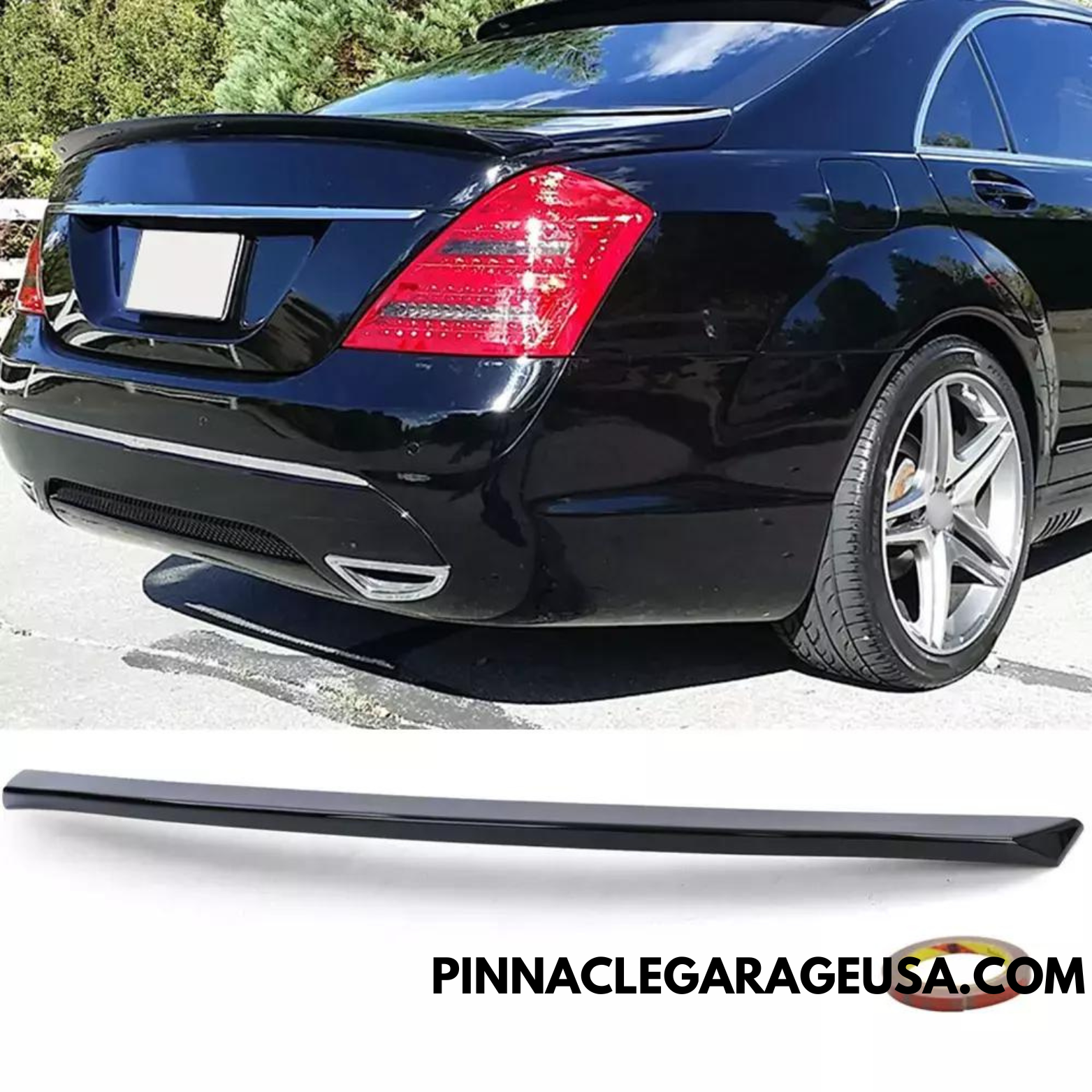 2005-2013 Mercedes Benz W221 S-Class Rear Trunk Lip Spoiler Wing ...