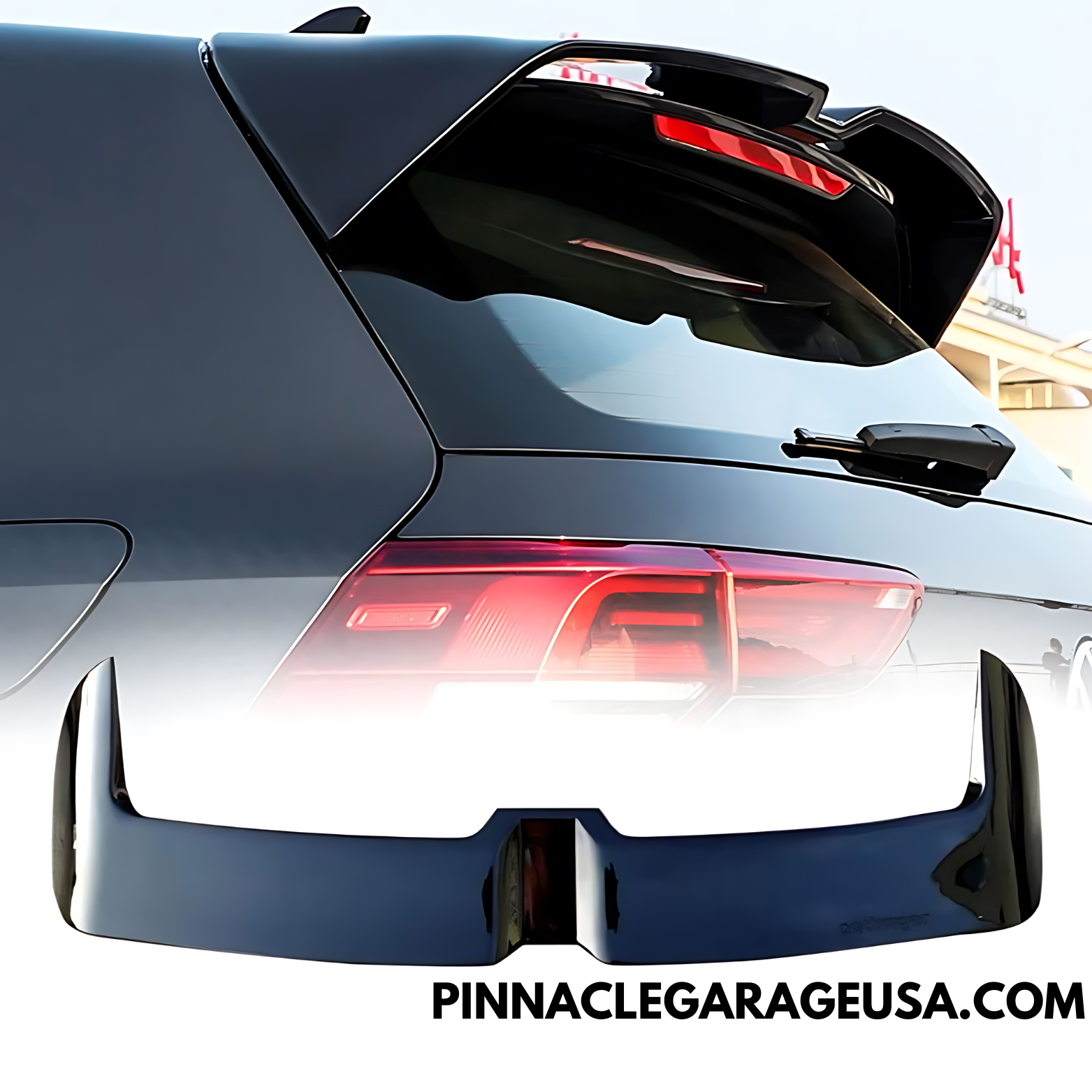 2021-2024 VW Volkswagen Golf 8 MK8 GTI Rear Oettinger Style Spoiler Wi ...
