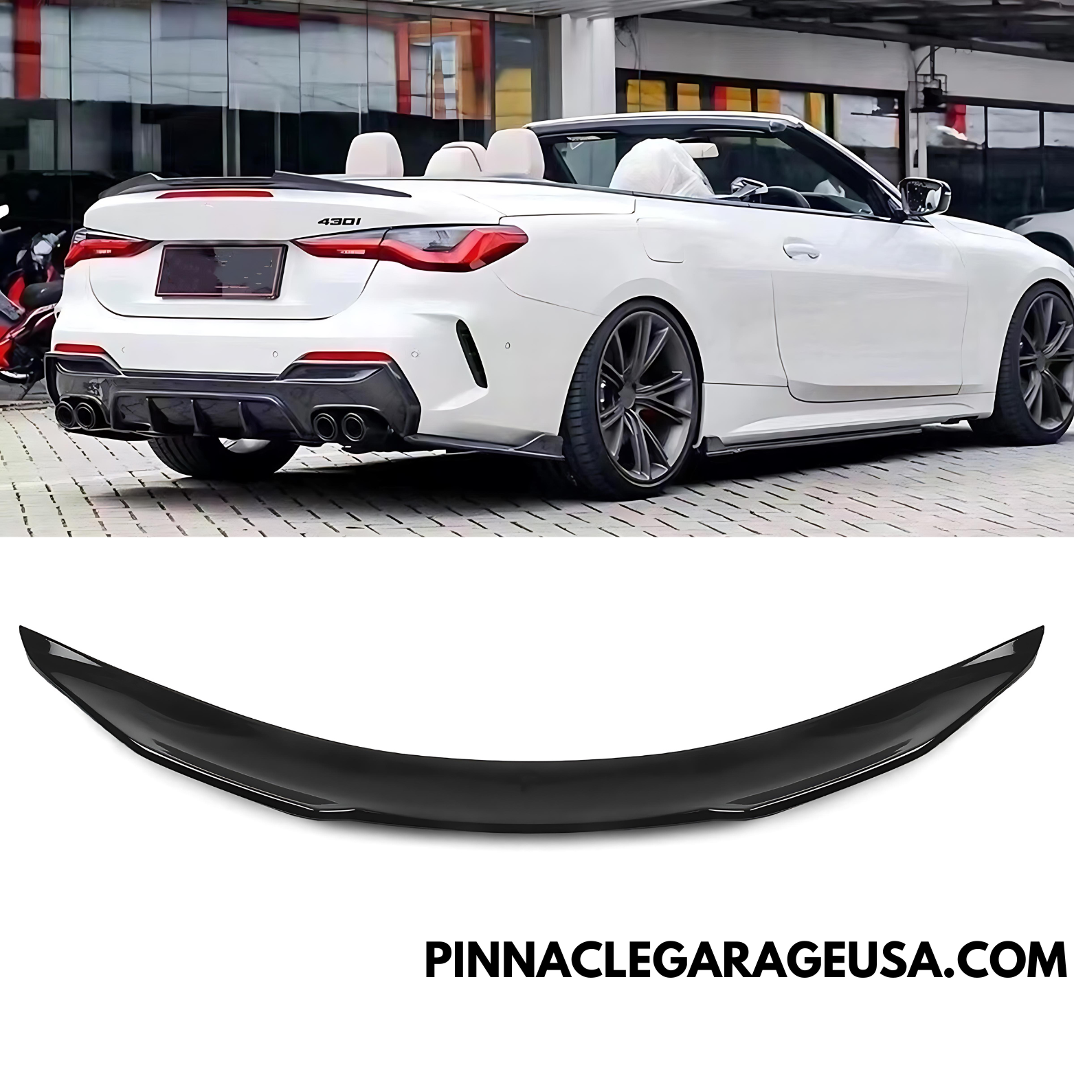 2021-2024 BMW G23 4 Series Convertible Rear M4 Style Trunk Spoiler ...