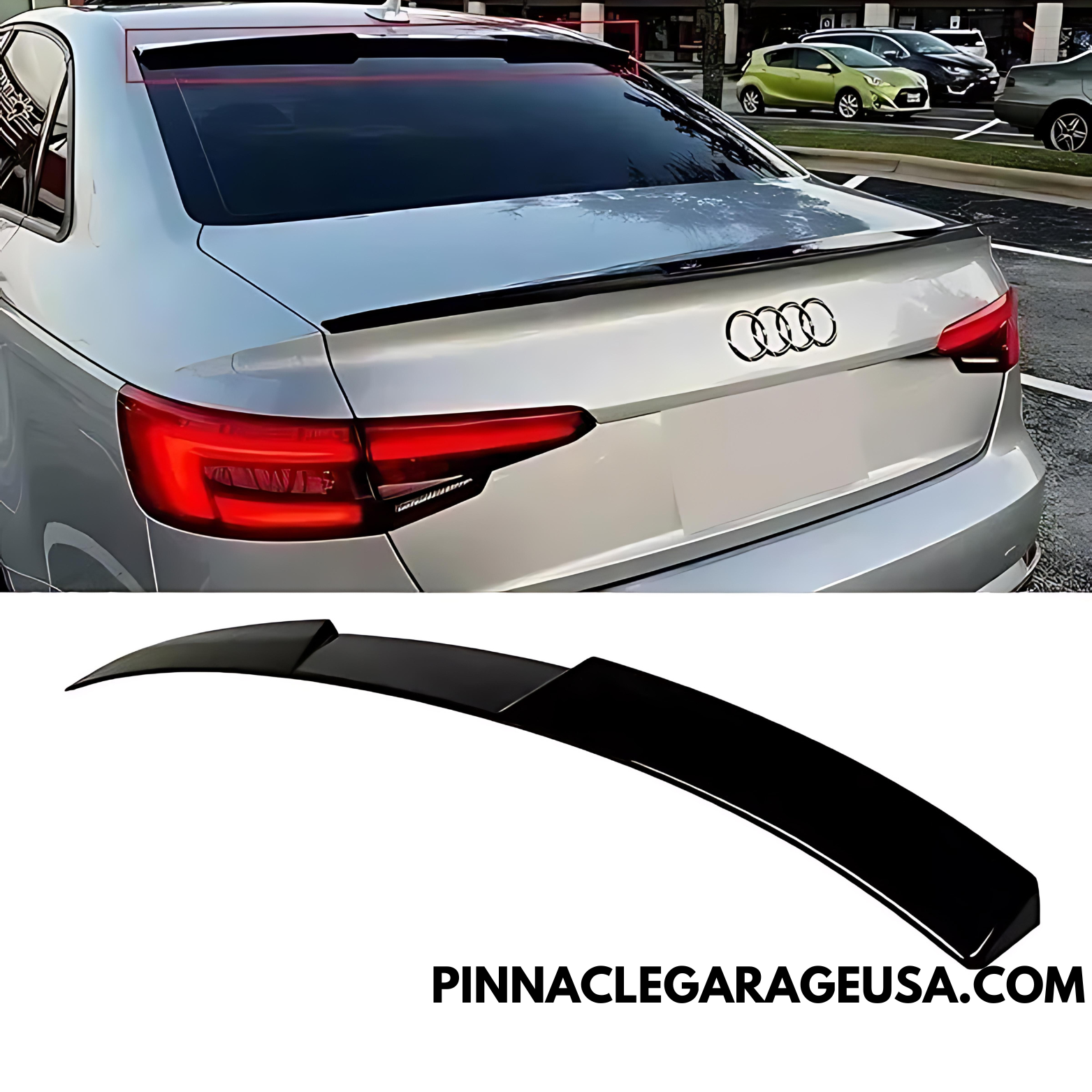 2017-2024 Audi A4 Rear Window RS Style Roof Spoiler Wing – PINNACLE ...