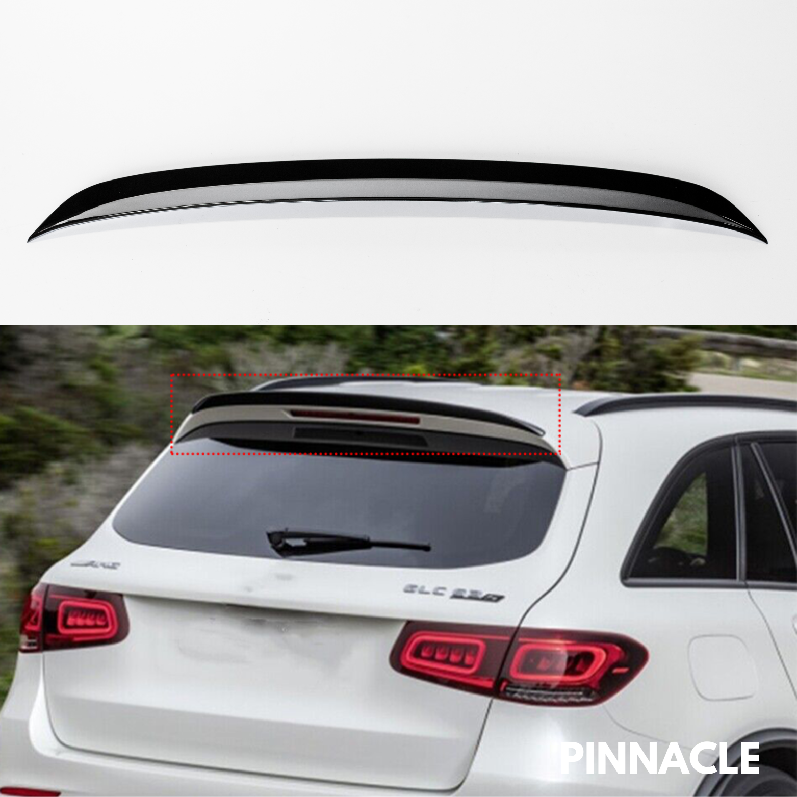 2016-2022 Mercedes-Benz GLC300 GLC43 Rear Trunk Lip Spoiler Wing ...