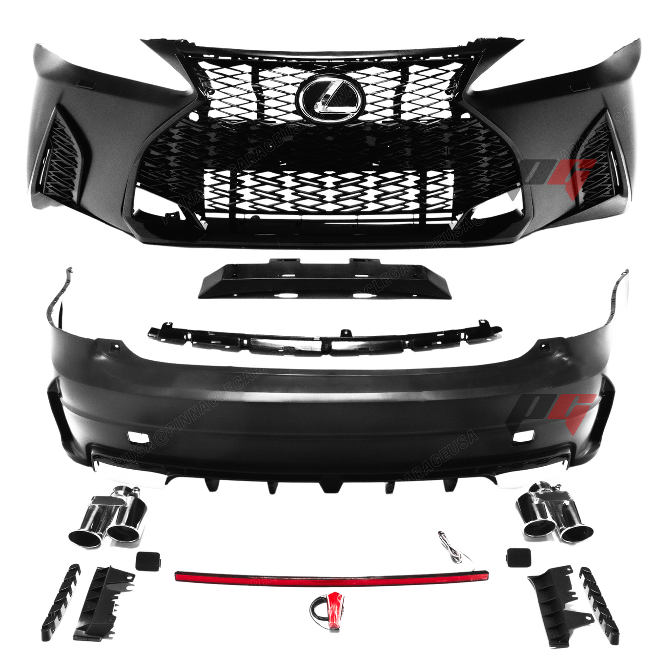 2006-2013 LEXUS IS250, IS350 F-Sport 2IS to 4IS Front & Rear Bumper Co ...