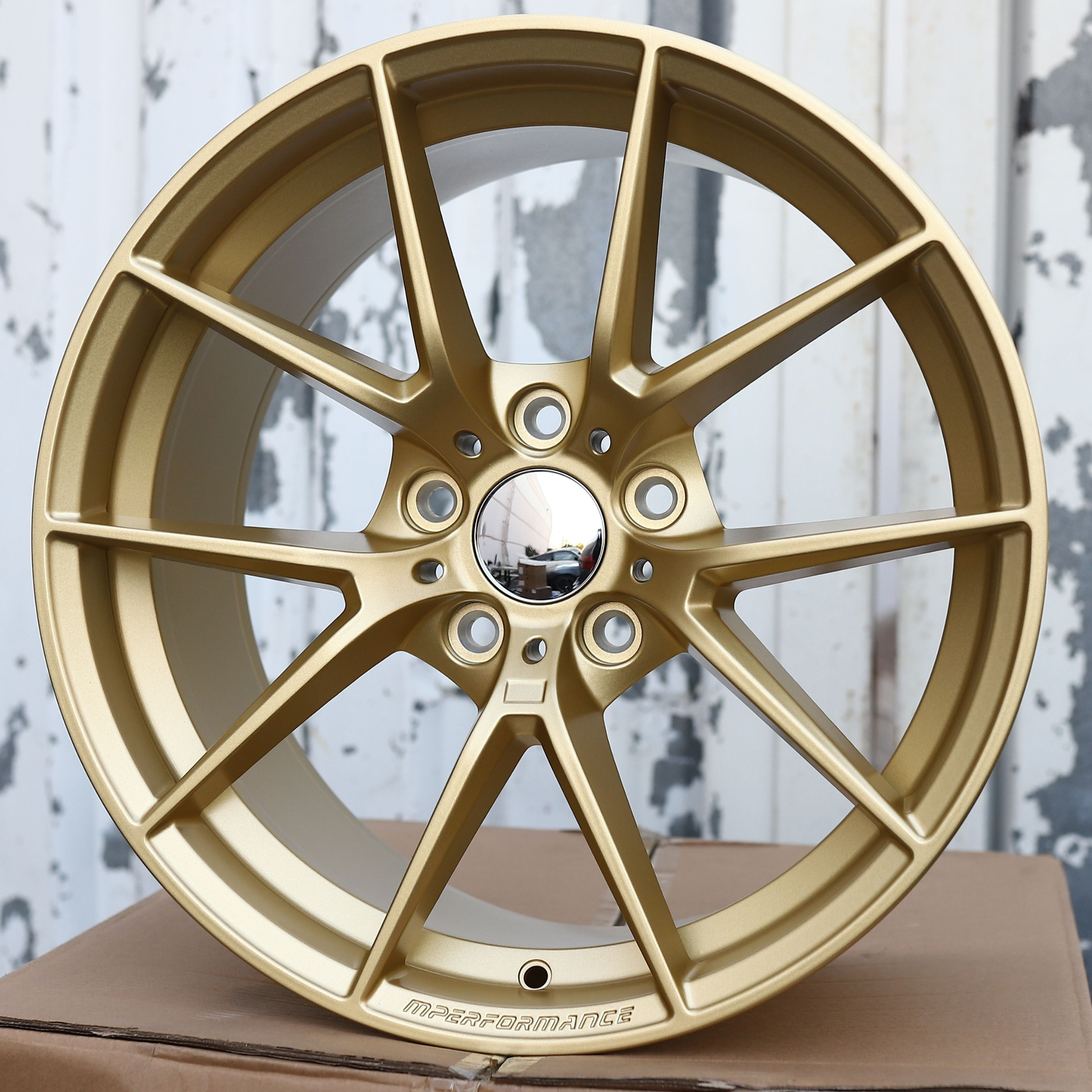 20" Satin Gold 763M Style Wheels (5x112) Fits BMW G20 G30 M3 M4 X3 X5 ...